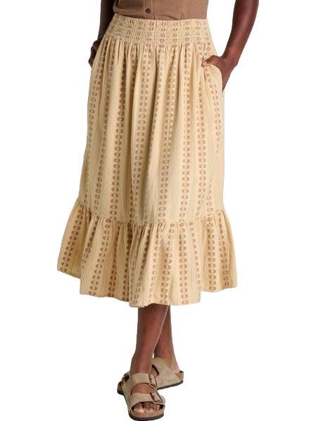 TOAD & CO Cipher Midi Skirt - Chai