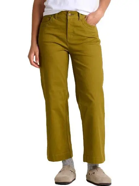 TOAD & CO Earthworks Wide Leg Pant - Coyote