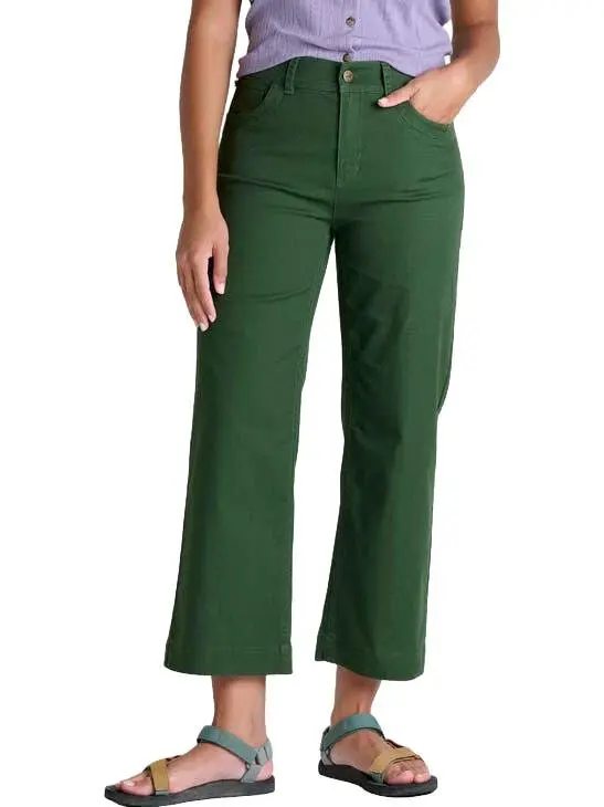 TOAD & CO Earthworks Wide Leg Pant - Epidote