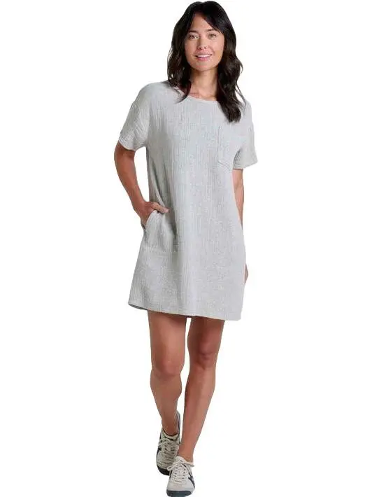 TOAD & CO Tate Double Weave Short Sleeve Dress - Salt