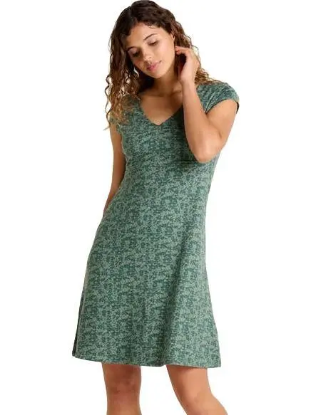 TOAD & CO Rosemarie A-line Dress - Cilantro Print