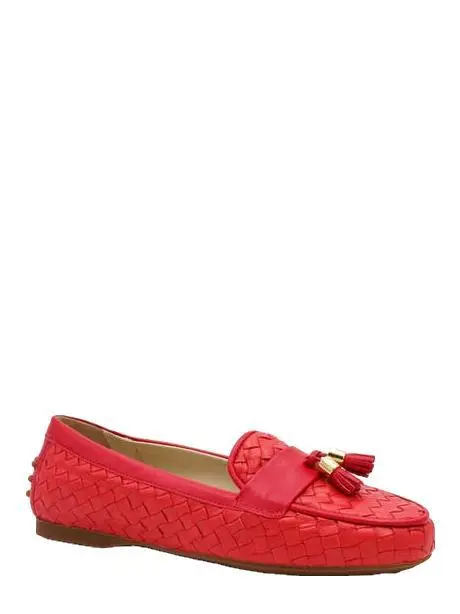 AMALFI BY RANGONI Danila Tassel Loafer - Red Stuoia/ Scarletto Parm