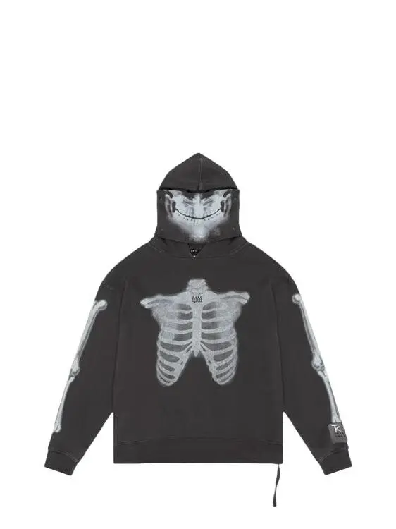 Ksubi X Trippie Redd Skeleton Biggie Hoodie - Black