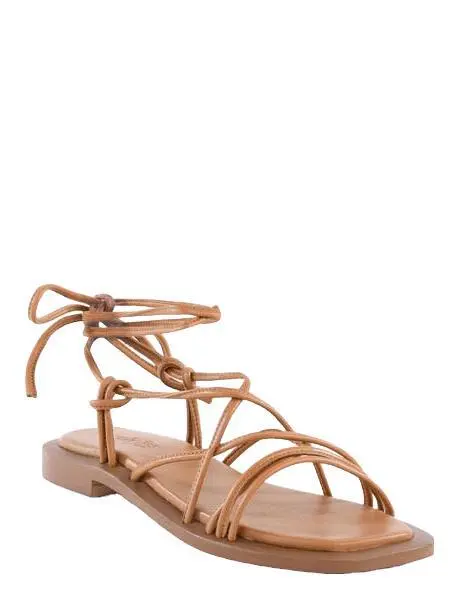 Seychelles Ankle Wrap Sandal - Tan
