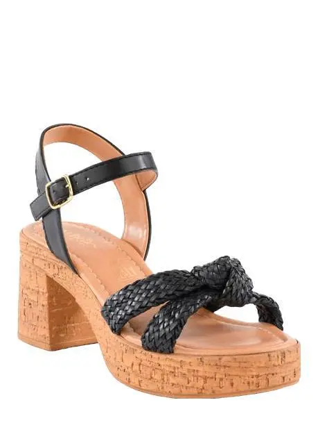 Seychelles Musical Platform Sandal - Black