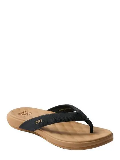 Reef Cushion Melody Flip Flop - Black/ Tan