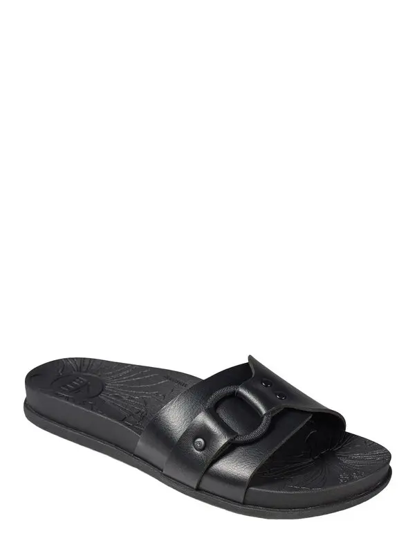 Reef Cushion Soho Cruz Slide Sandal - Black Night