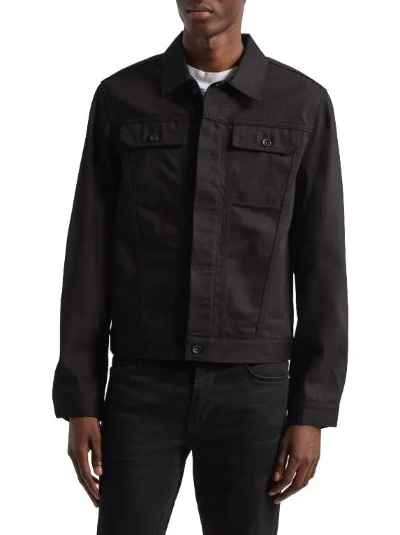 JKEEFER Jacob Type 3 Cotton Trucker Jacket - Black