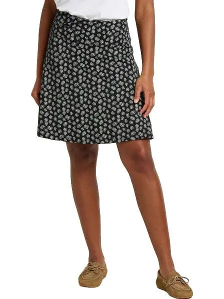 TOAD & CO Chaka Skirt - Black And Salt Print