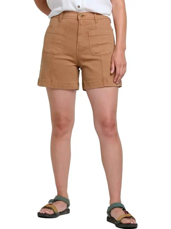 TOAD & CO Linden Canvas Short - Tabac