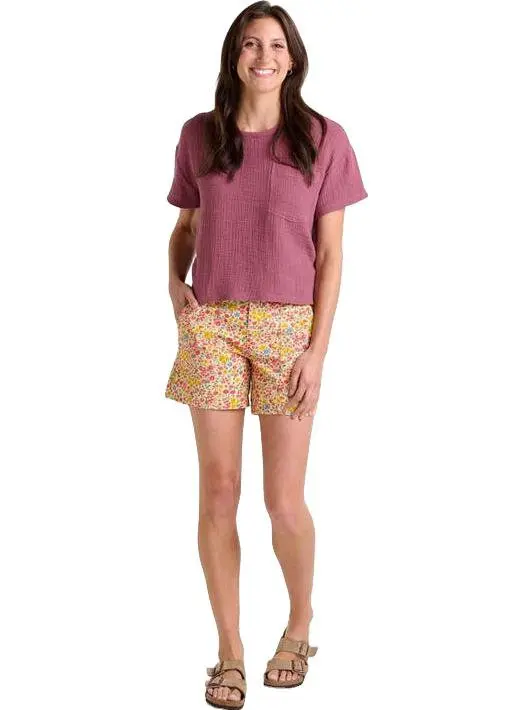 TOAD & CO Tate Double Weave Short Sleeve Shirt - Wild Ginger