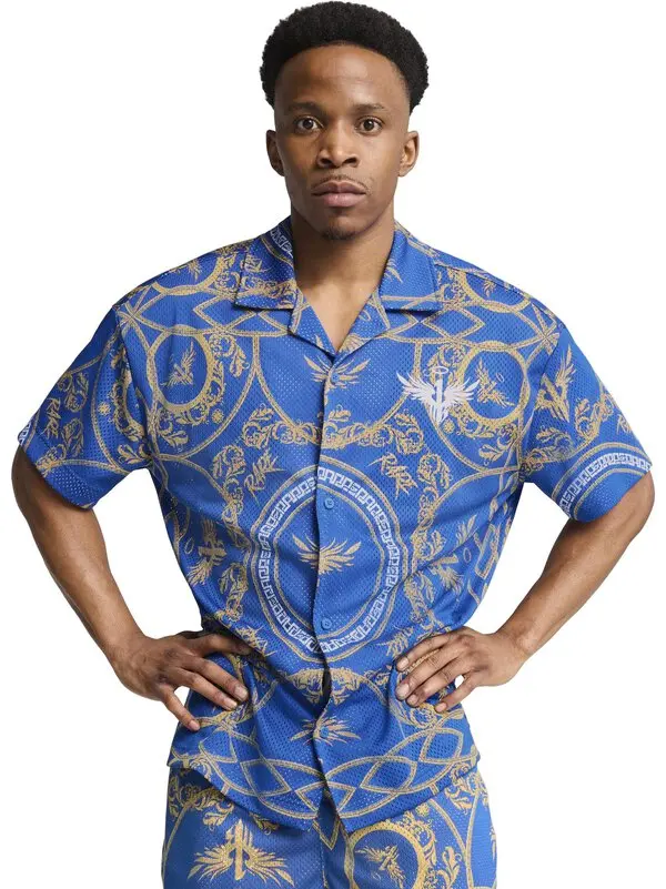 PUMA Melo Golden Child Basketball Shirt - Blue