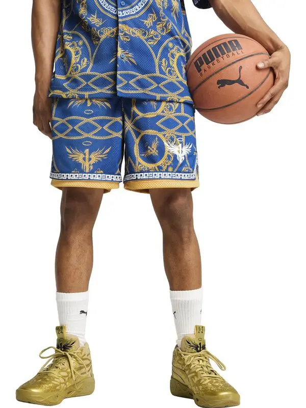 PUMA X Lamelo Ball Golden Child Basketball Shorts - Blue