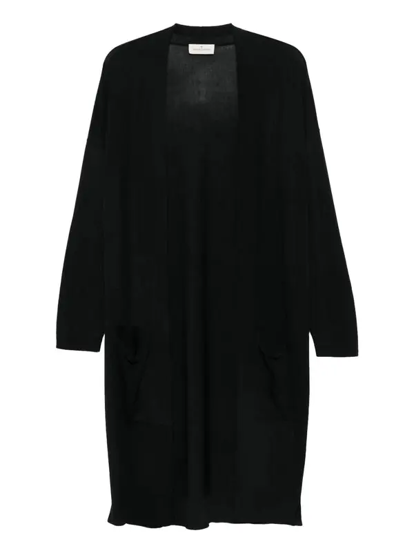 Bruno Manetti Fine-knit Coat - Black