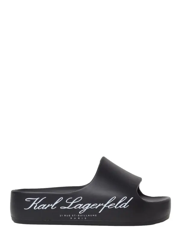 Karl Lagerfeld Heeled Sandal - Black