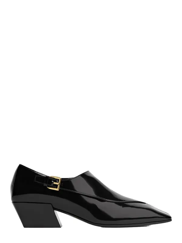 Bottega Veneta Ventura Monk Strap - Black