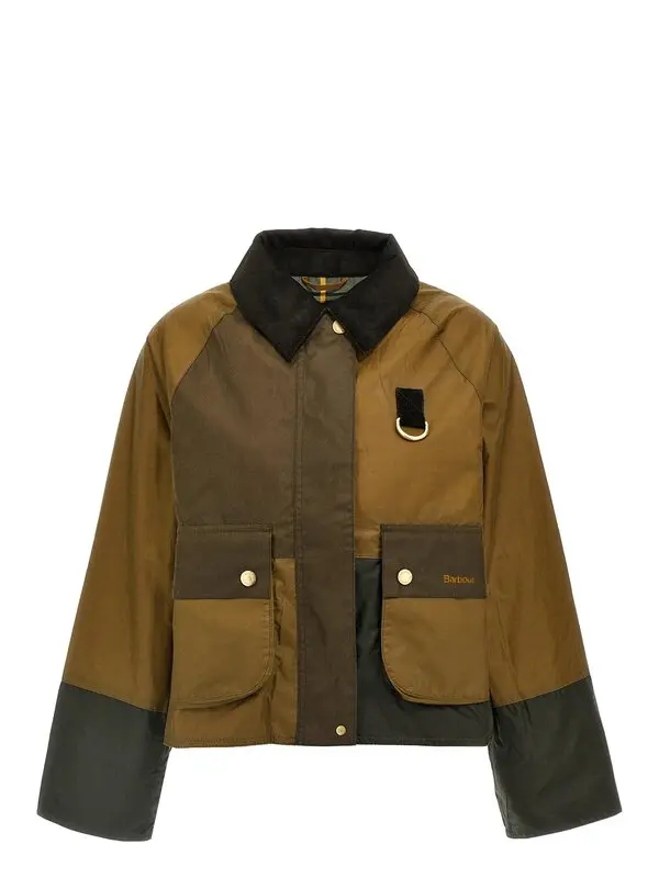 Barbour Alma' Waxed Cotton Jacket - Multicolor