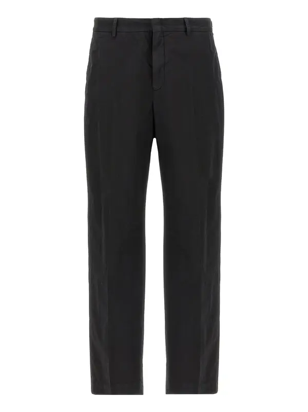 CELLAR DOOR Nuv' Straight Leg Pants - Black