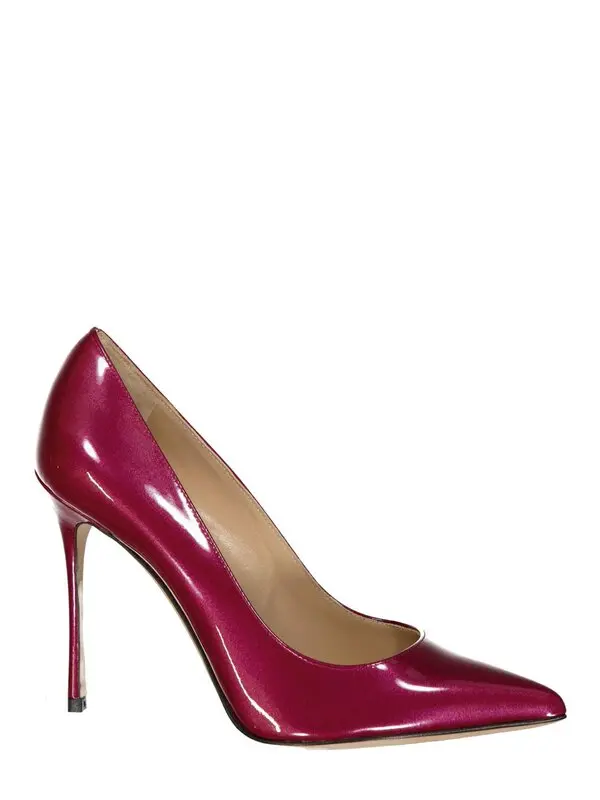 SERGIO ROSSI Godiva Leather Pumps - Pink