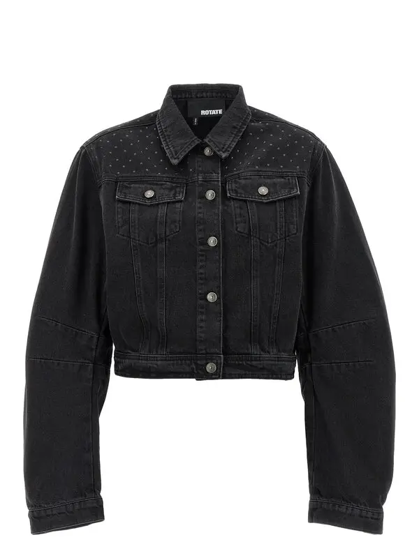 Remain Birger Christensen Denim Oversized Jacket - Black