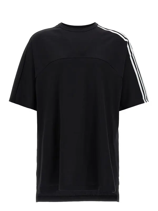 Y3 3 Stripes' T Shirt - White/black