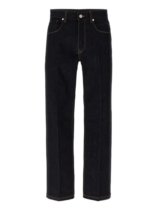 Fendi Selleria Straight Leg Jeans - Blue