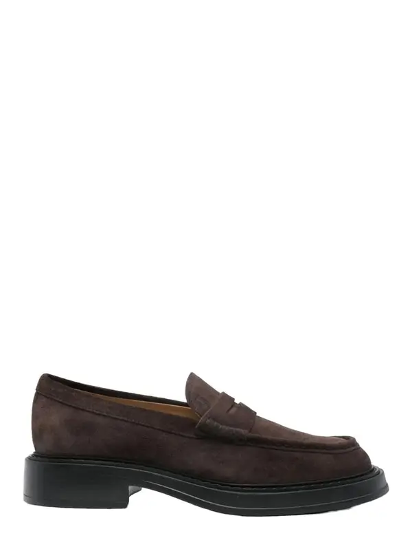 TOD'S Suede Loafers - Brown