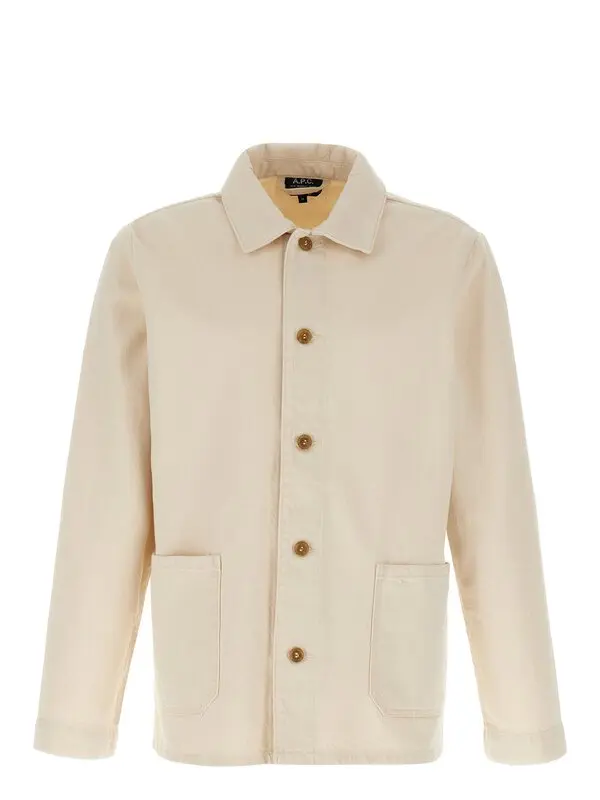 A.p.c. Kerlouan' Denim Jacket - Beige