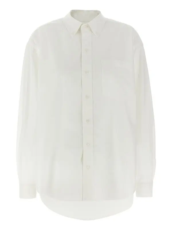 Alexander Wang Oxford Cotton Boyfriend Shirt - White