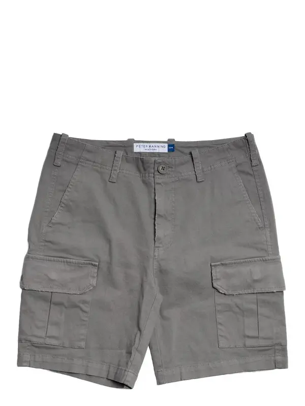 PETER MANNING Cargo Shorts - Grey