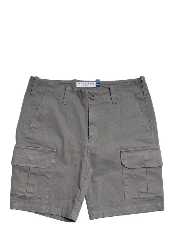 PETER MANNING NYC Cargo Shorts - Grey