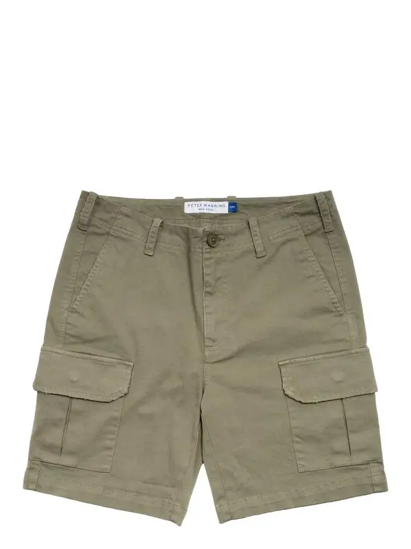 PETER MANNING NYC Cargo Shorts - Olive