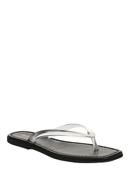 Veronica Beard Clea Flip Flop By - Clear