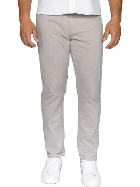 PETER MANNING NYC Italian 5-pocket Stretch Cotton Pants - Grey