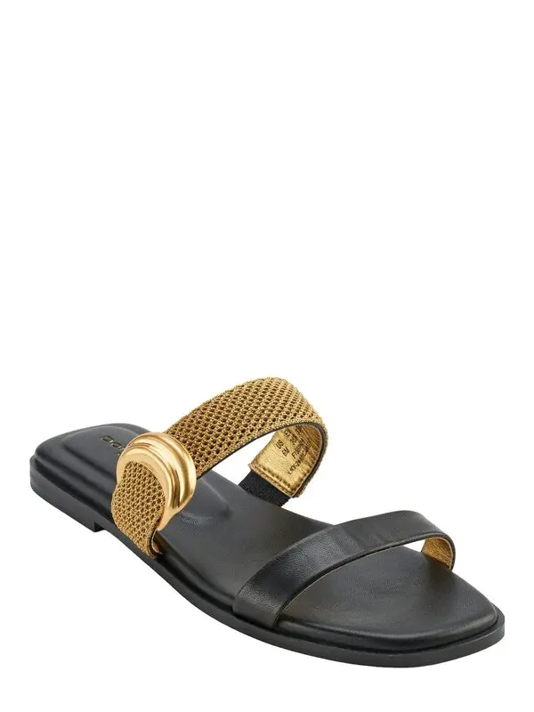 Donna Karan New York Harwin Two-strap Sandal - Black