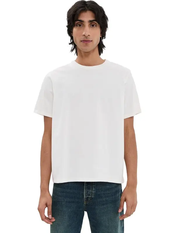 JEANERICA Delon Boxy Tee - Natural White
