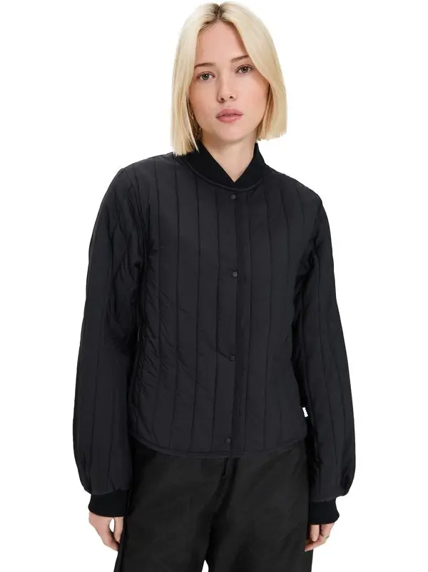 Rains Banja Liner Bomber Jacket - Black