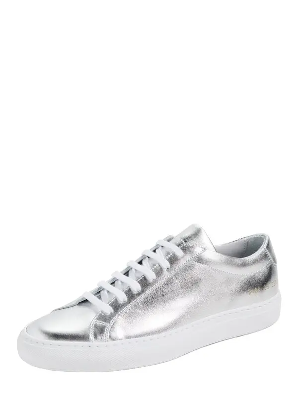 COMMON PROJECTS Achillies Skinny Sneakers - Silver