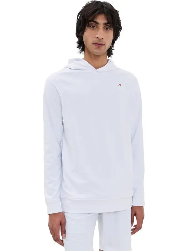 REDVANLY Larkin Performance Hoodie - Bright White