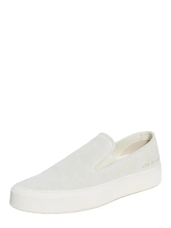 COMMON PROJECTS Slip On In Suede - Off White