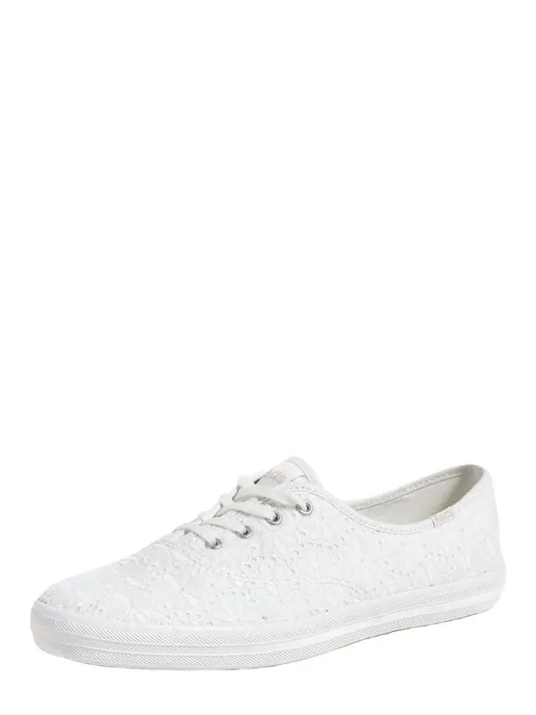Keds Champion Festival Eyelet Sneakers - Snow White