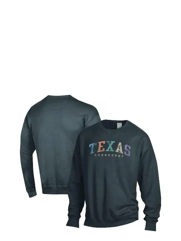 COMFORTWASH Texas Longhorns Oversized Pullover Sweatshirt - Gray