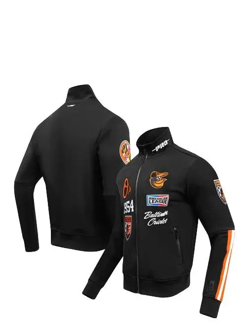 PRO STANDARD Baltimore Orioles Fast Lane Full-zip Track Jacket - Black