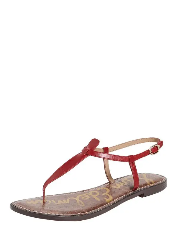 Sam Edelman Gigi Thong Sandals - Summer Red