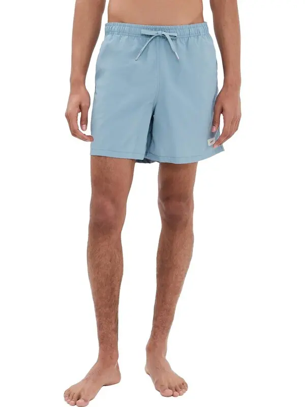 BATHER Solid Swim Trunks - Stone