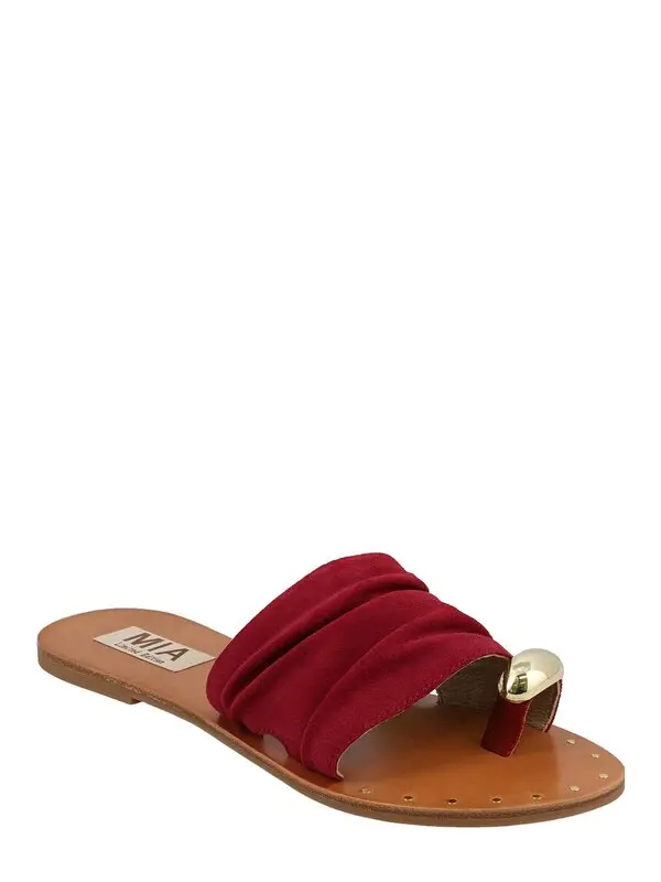 Mia Tiffani Slide Sandal - Red