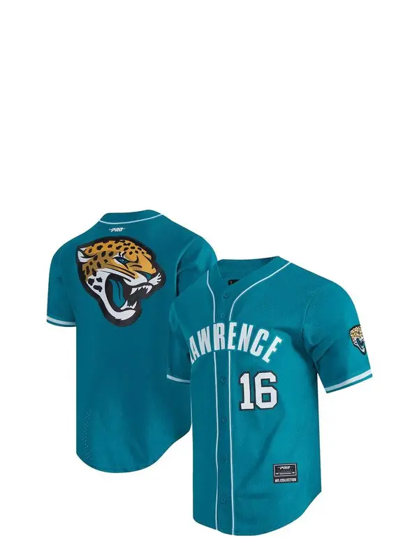 PRO STANDARD Trevor Lawrence Jacksonville Jaguars Mesh Baseball Jersey - Teal