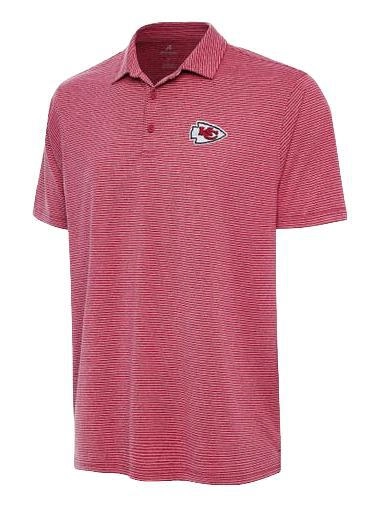 ANTIGUA Kansas City Chiefs Scheme Polo - Heather Red