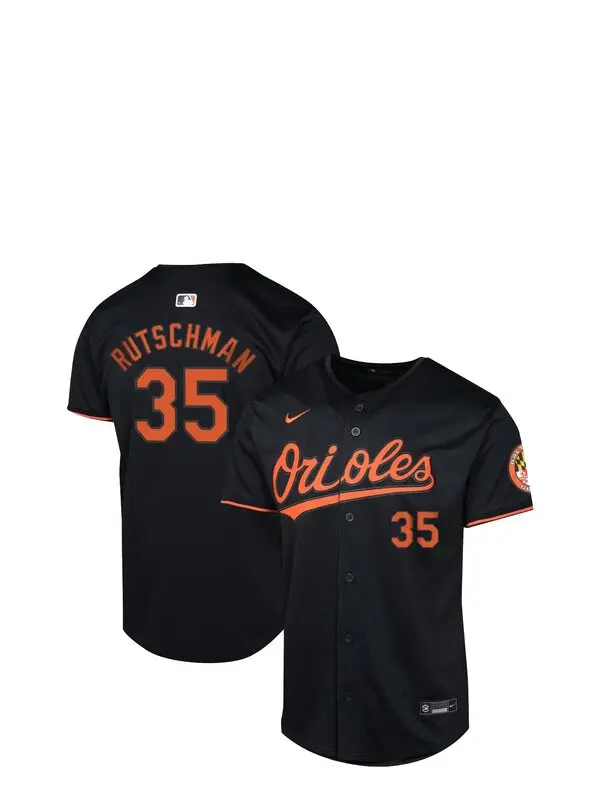 Nike Youth Adley Rutschman Baltimore Orioles Alternate Limited Player Jersey - Black