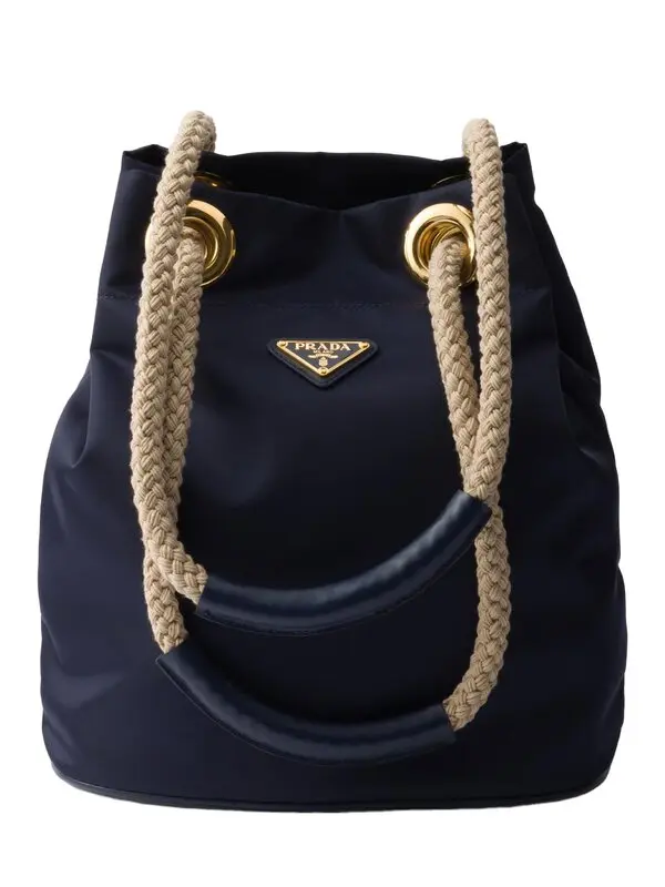Prada Mariner Re-nylon Small Bucket Bag - Blue